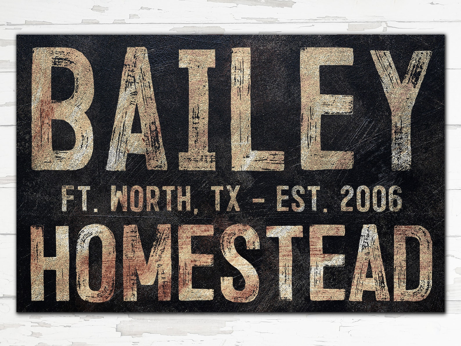 Personalized Homestead Sign Custom Farmhouse Sign Wedding - Etsy