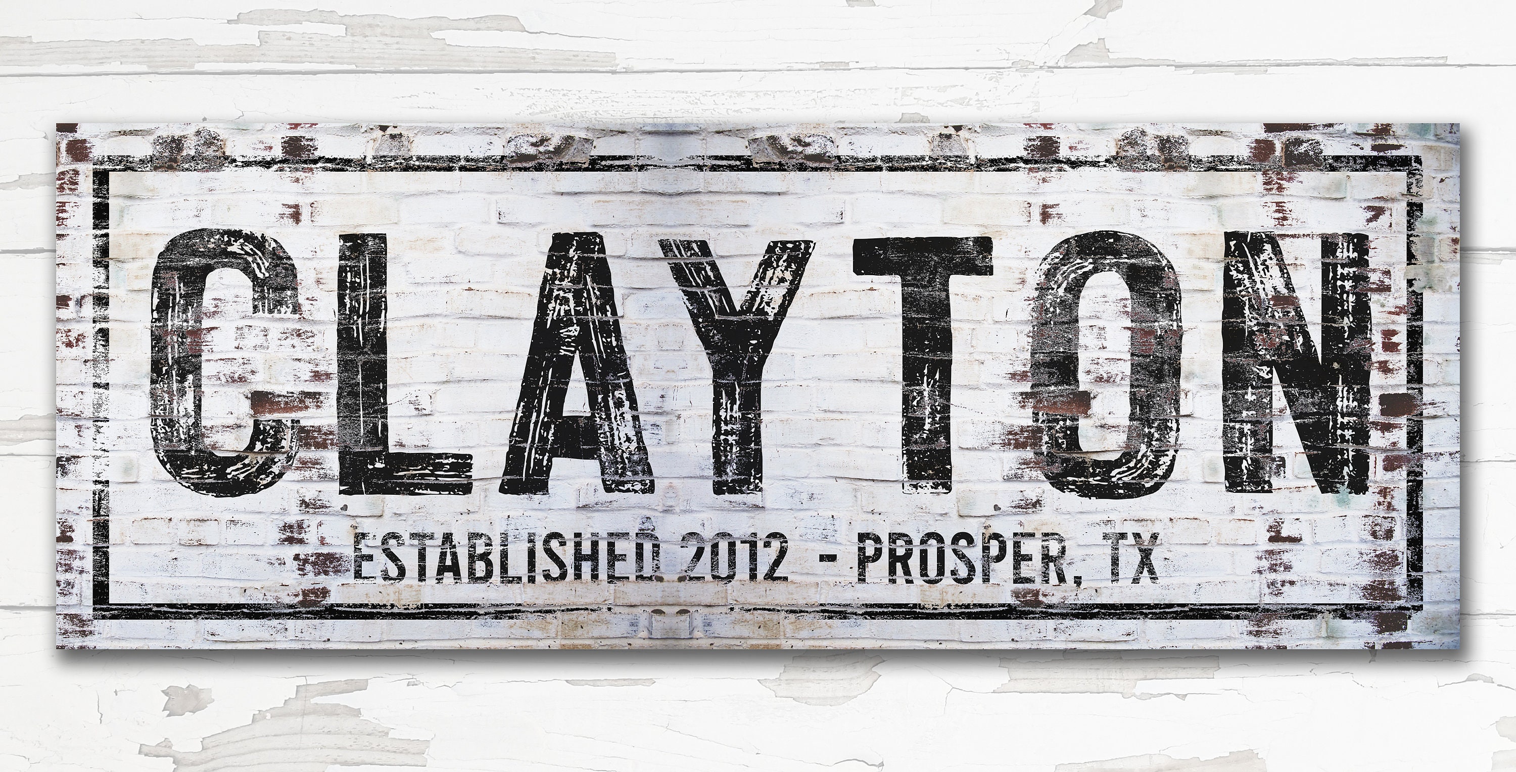 Last Name Sign Ranch Sign Farmhouse Sign Custom Name Sign | Etsy