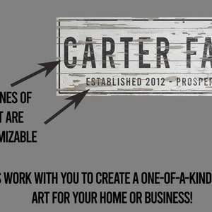 Personalized Farm Sign, Custom Wedding Gift, Housewarming Gift, Custom ...