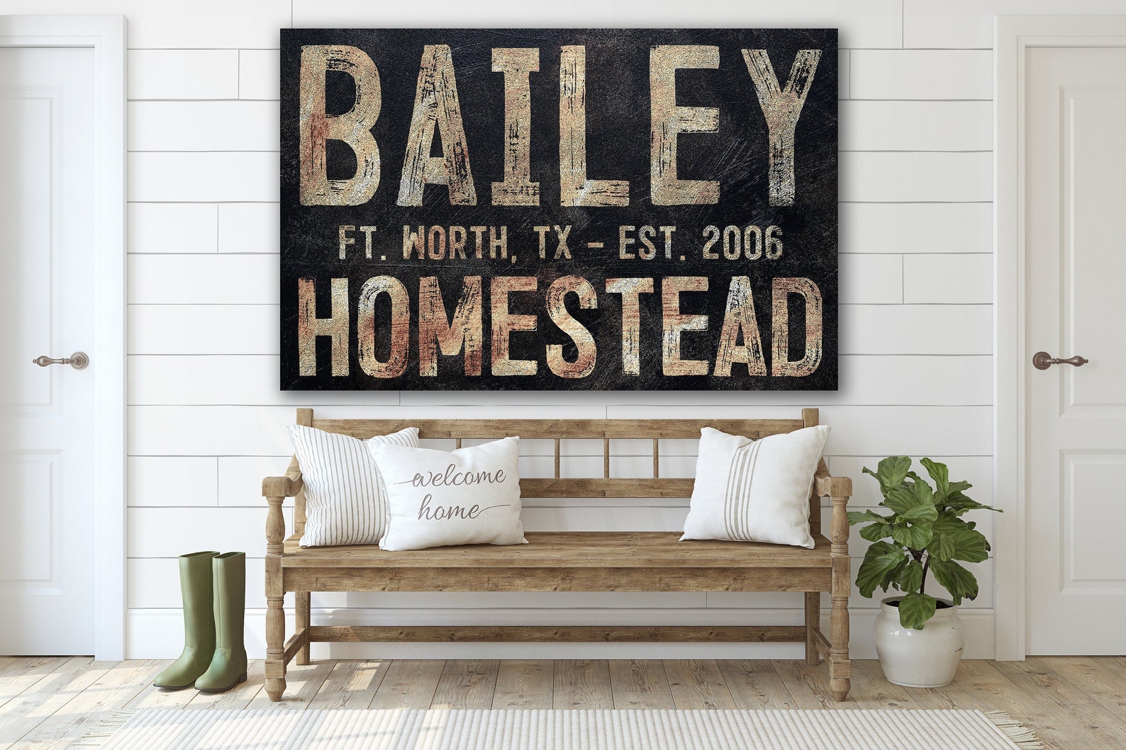 Personalized Homestead Sign Custom Farmhouse Sign Wedding - Etsy