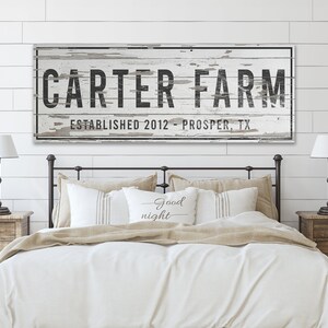 Personalized Farm Sign, Custom Wedding Gift, Housewarming Gift, Custom ...