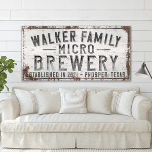 Personalized Brewery Sign, Custom Sports Bar Sign, Bar and Grill ...