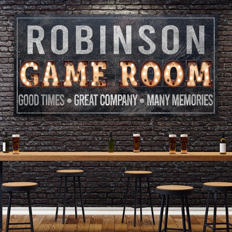 Game Room Decor - Etsy