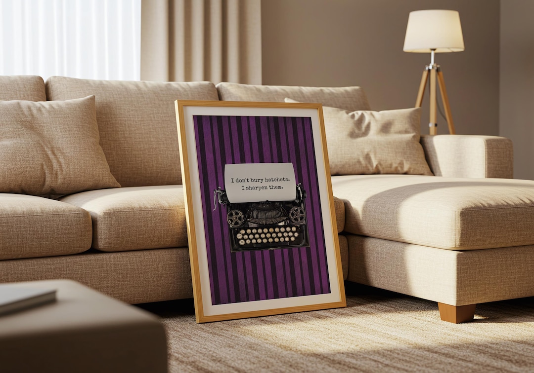 Wednesday Addams Art Print: Dark Humor Gothic Decor (digital Download ...