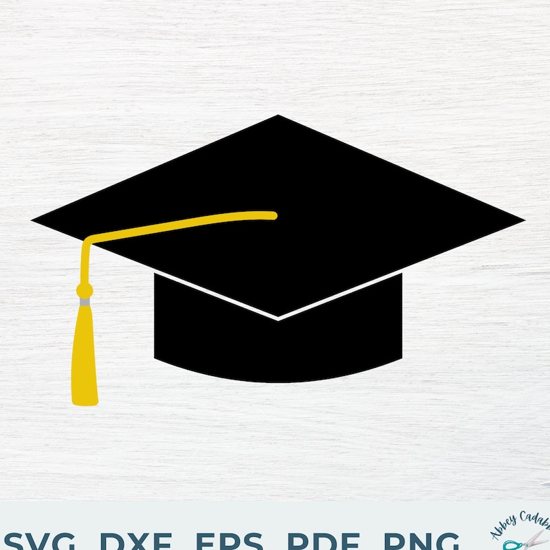 Graduation Hat Svg - Etsy