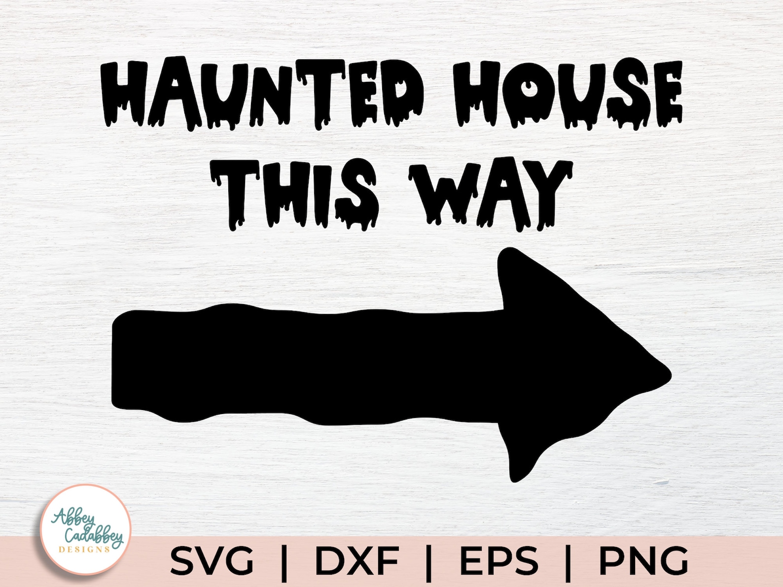 Haunted House Sign SVG - Halloween Sign SVG - Haunted SVG - Spooky Sign ...