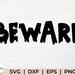 Beware SVG - Halloween SVG - Halloween Sign SVG - Beware Sign Svg ...