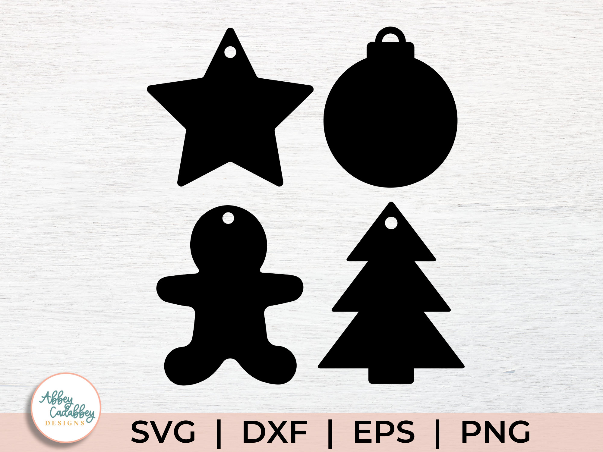 Christmas Shape Gift Tag SVG, Ornament Gift Tag SVG, Star Gift Tag SVG ...