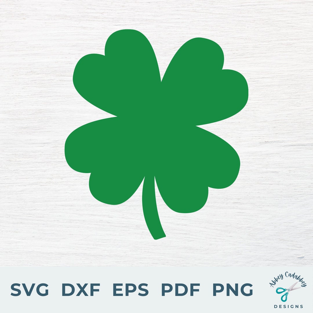 Einfaches Kleeblatt SVG - Kleeblatt SVG - Klee SVG - St Patricks Day ...
