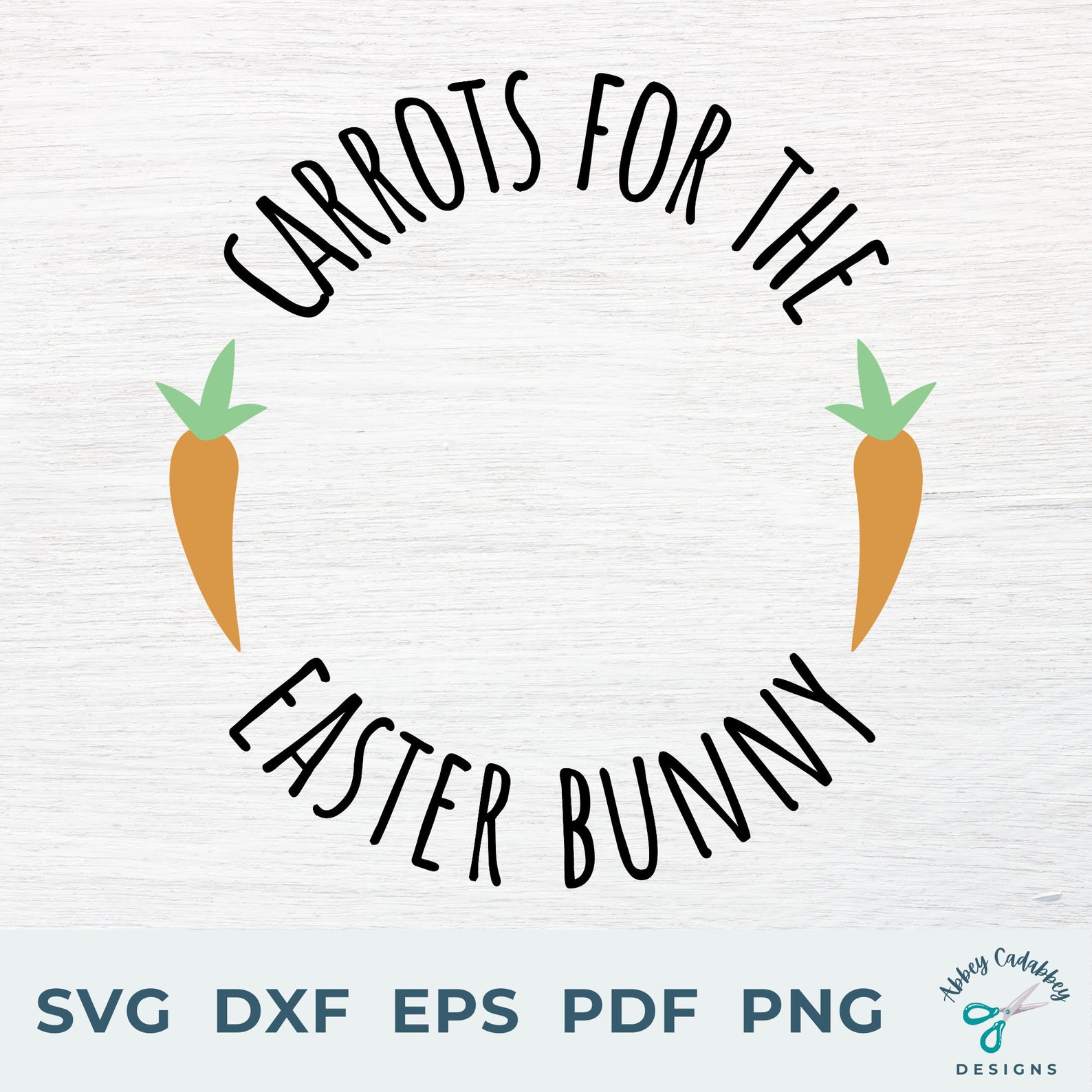 Carrots for the Easter Bunny Plate SVG Easter Bunny SVG Easter SVG ...