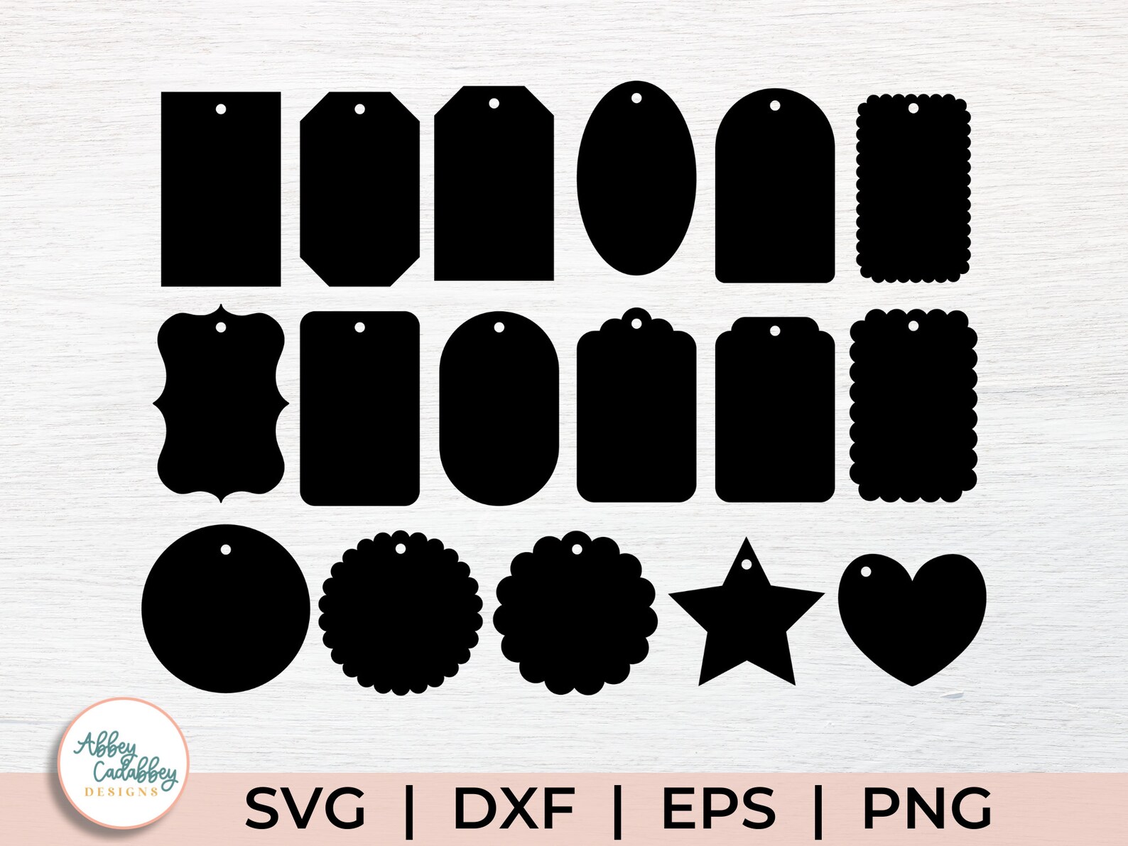 Tag SVG Gift Tag SVG Gift Tag Template Blank Tags SVG - Etsy