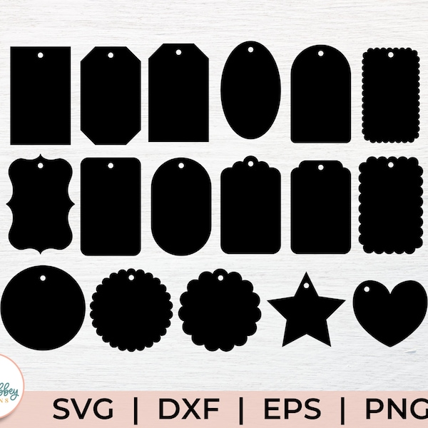 Blank Tag Svg - Etsy