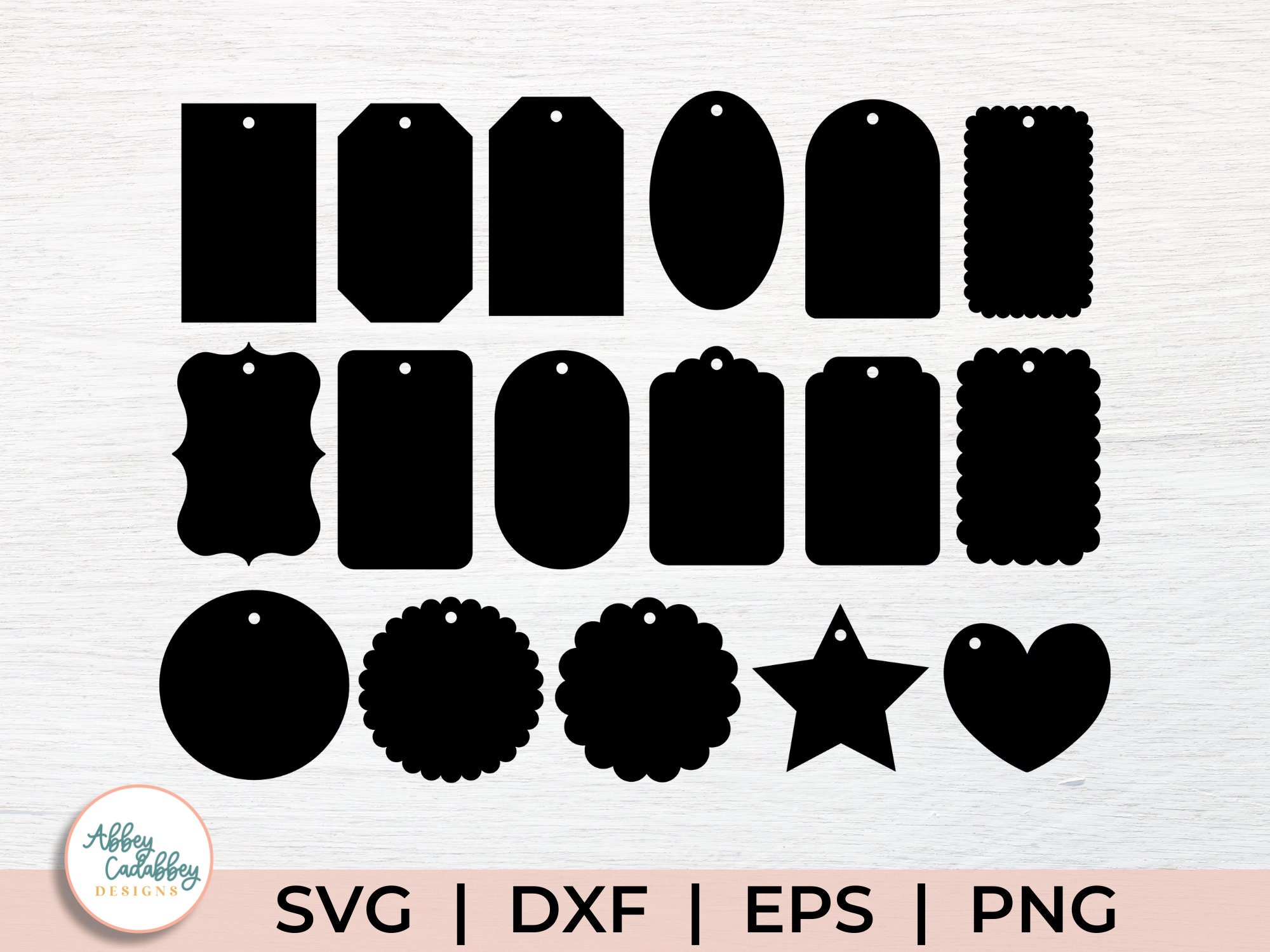 Tag SVG Gift Tag SVG Gift Tag Template Blank Tags SVG - Etsy