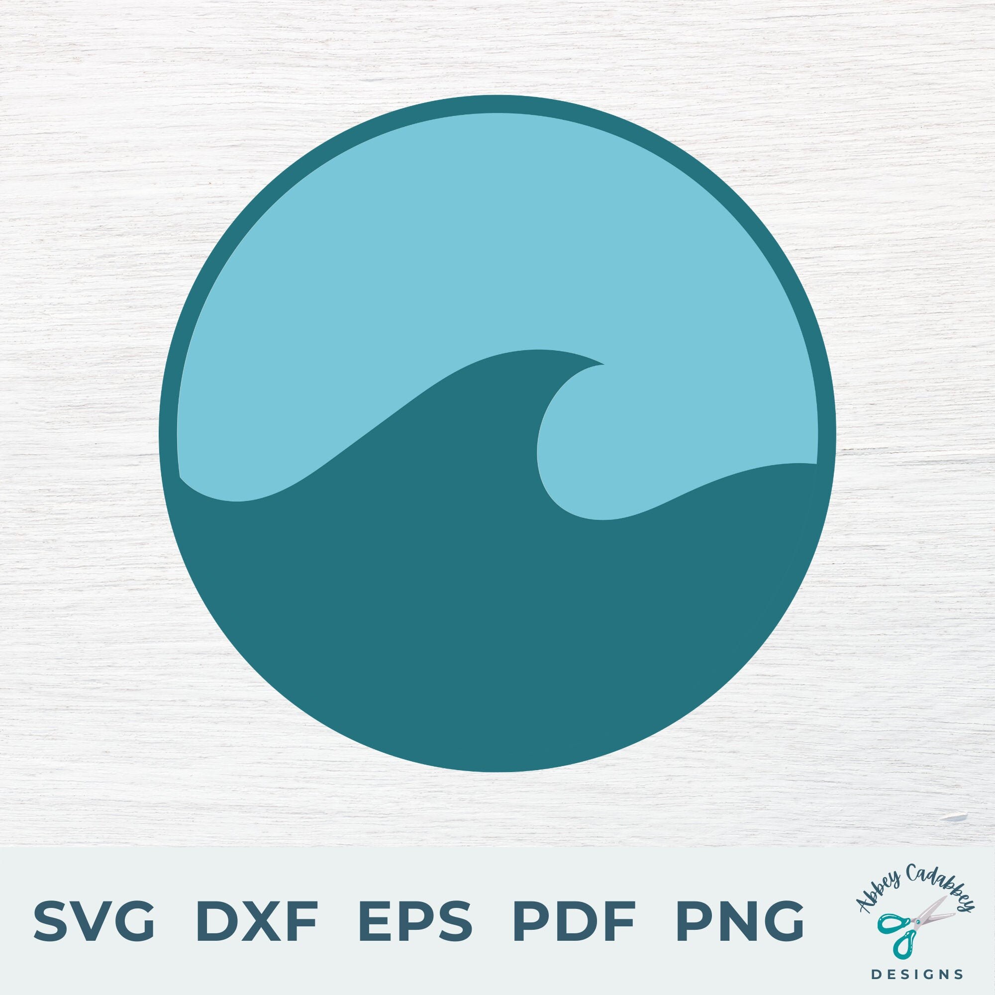 Embellishments Cricut Cut File Lake Svg Ocean Wave SVG Circle Wave SVG ...