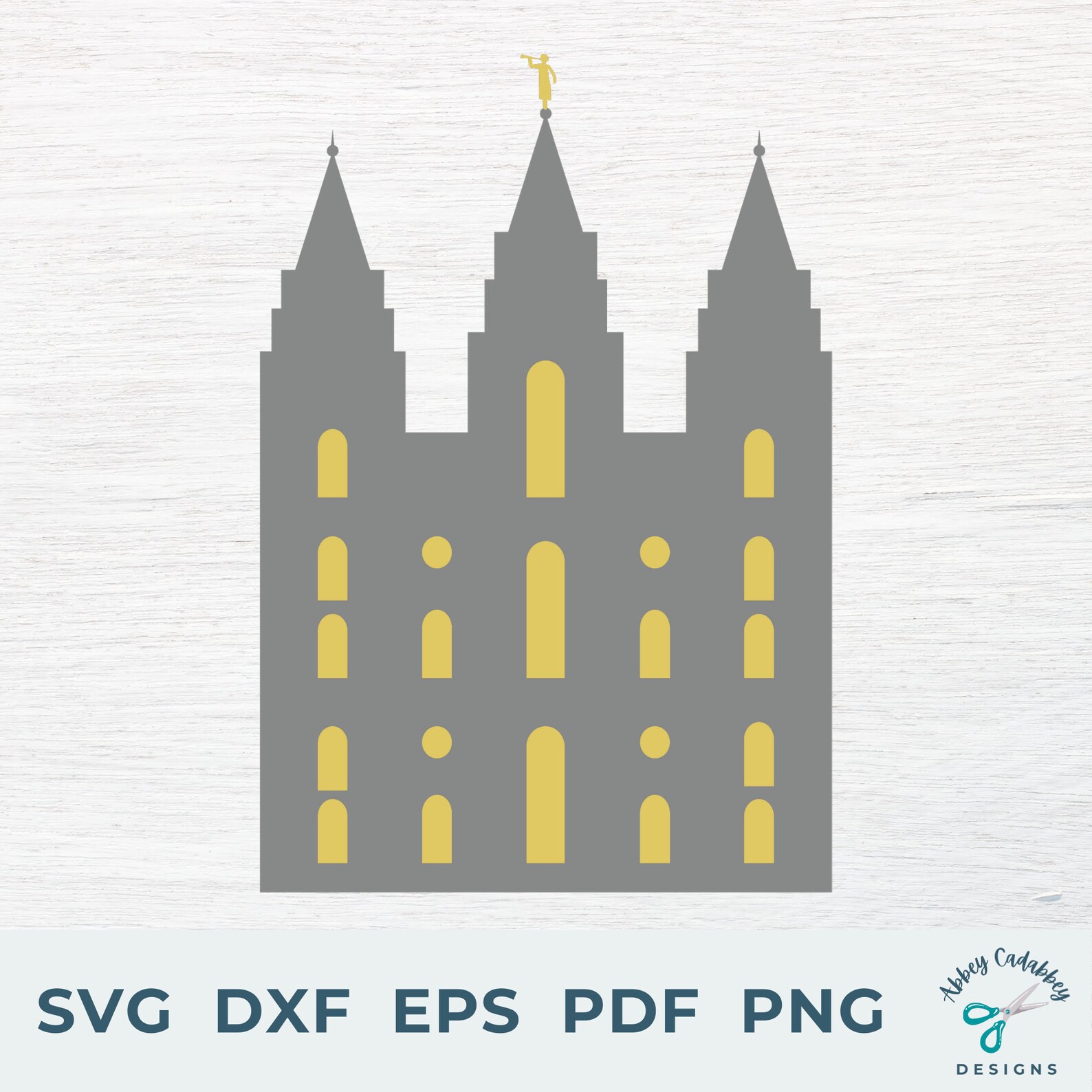 LDS Temple SVG - Utah LDS Temple - Salt Lake Temple Svg - Temple ...