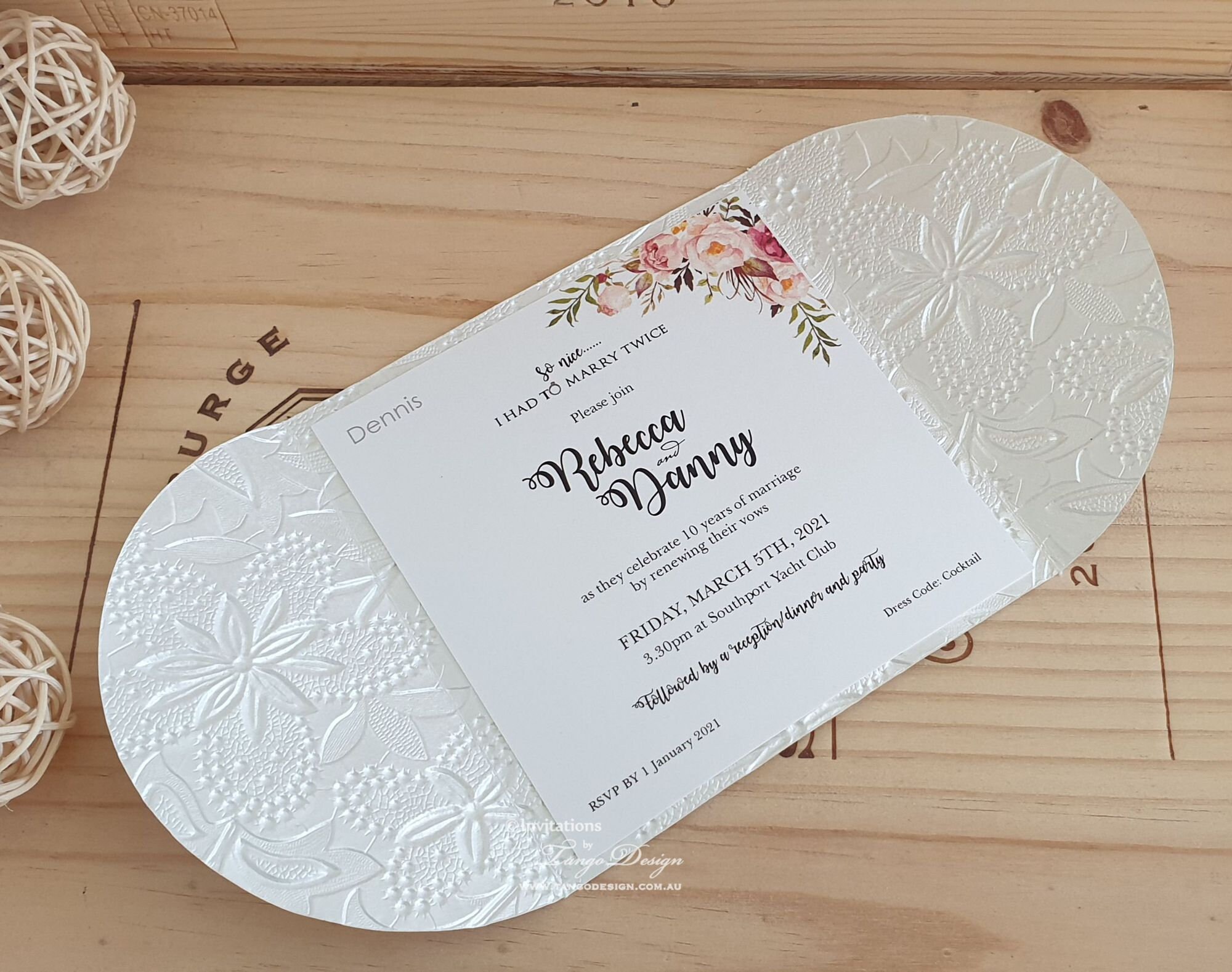 Embossed wedding Invitation etsy. Trendy Wedding design. | Etsy