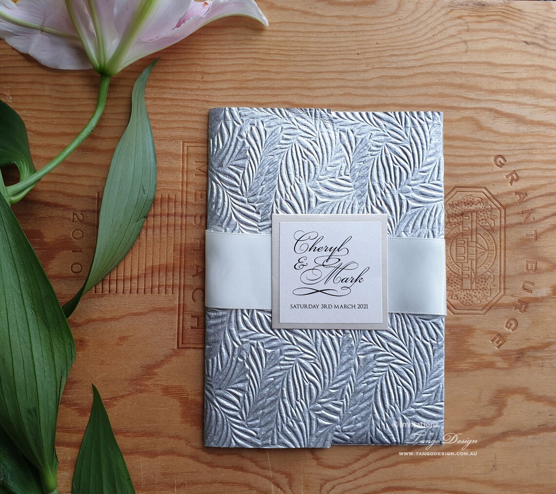 Pocketfold Wedding Card Invitations. Classy Invites Custom - Etsy Australia