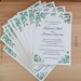 Botanical Wedding Invitation. Printed Modern Bohemian Wedding Set ...