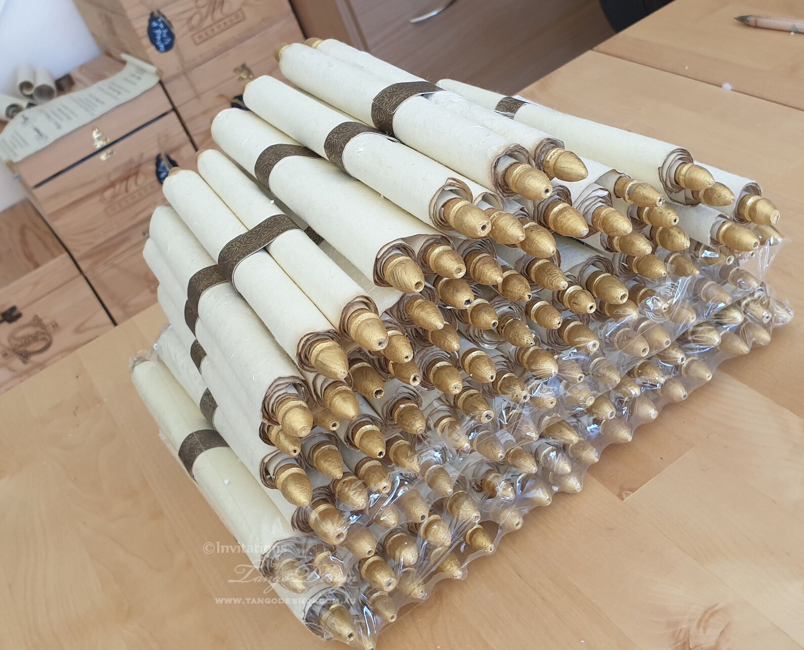 Wedding Scroll Invitations. Scroll Card Invitations Invites Party ...