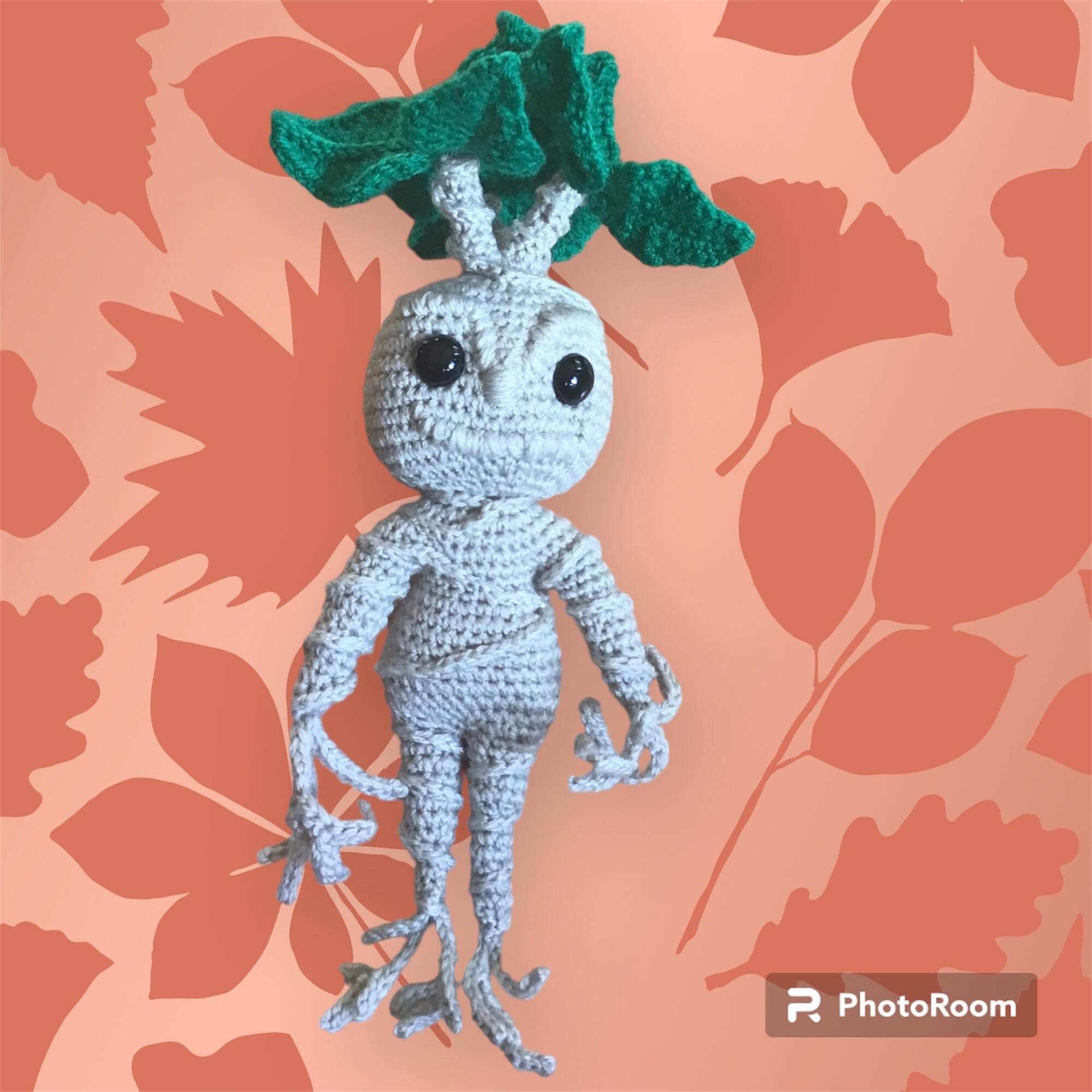 Manny the Mandrake Crochet Pattern - Etsy
