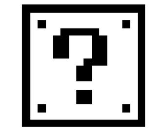 Super Mario Question Box | Etsy