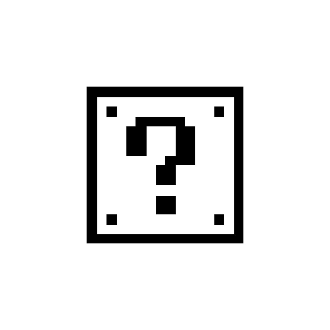 Super Mario Svg Question Box Clipart Silhouette Cricut - Etsy