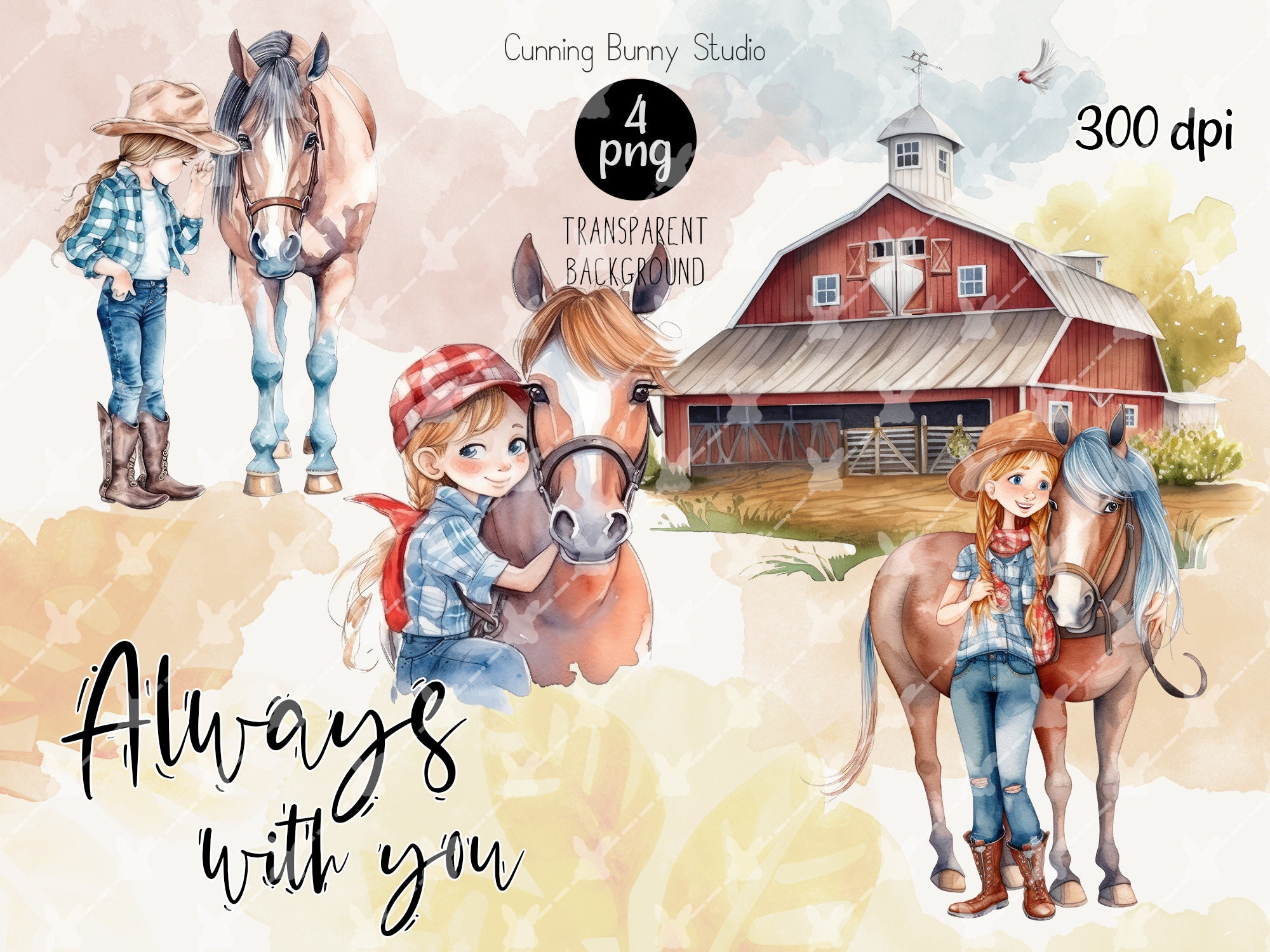 Clipart Farm, Horse, Friendship, Barn, Transparent Png, Digital ...
