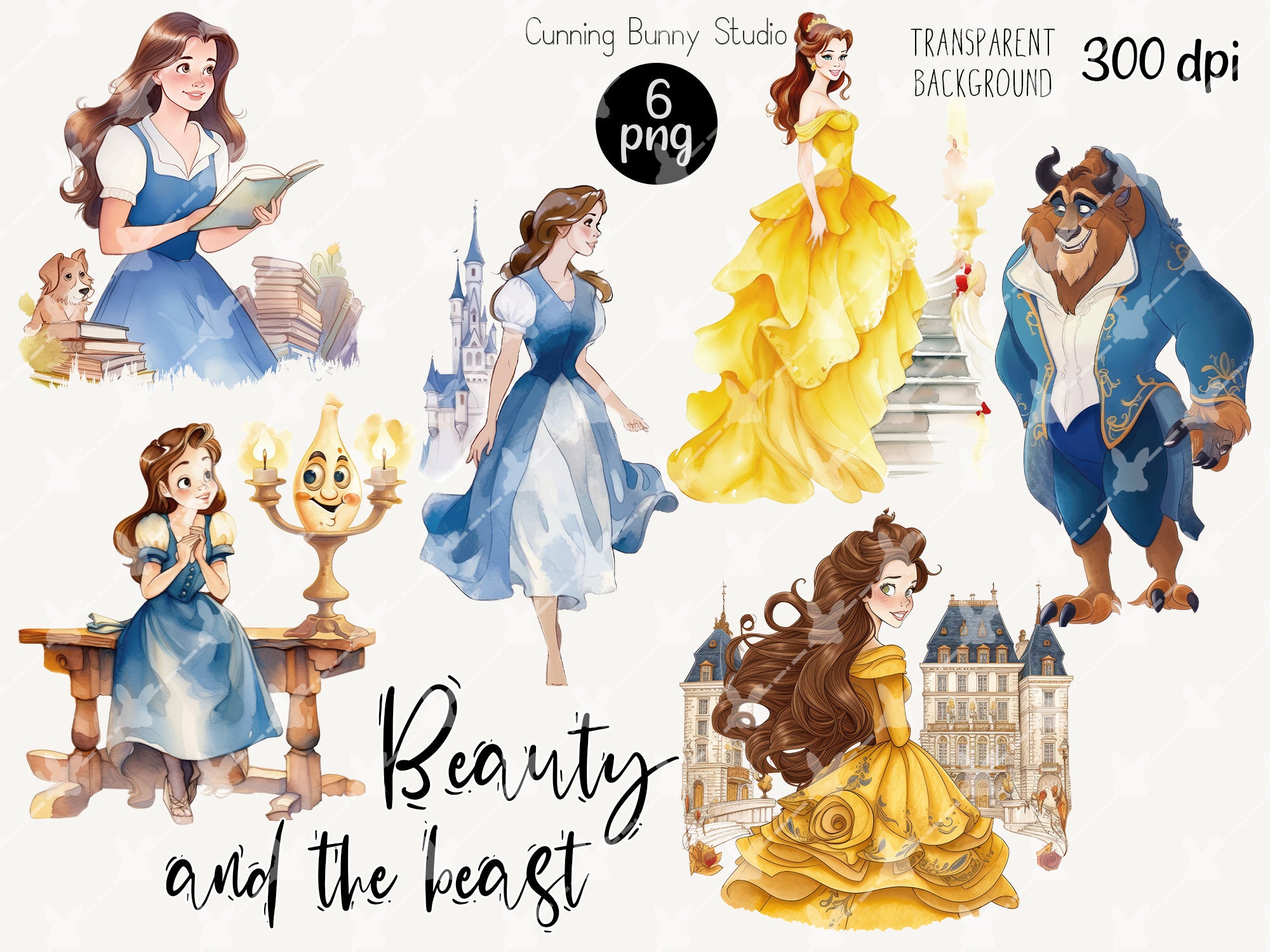 Clipart Beauty and the Beast, Cartoon, Fairy Tale, Transparent Png ...