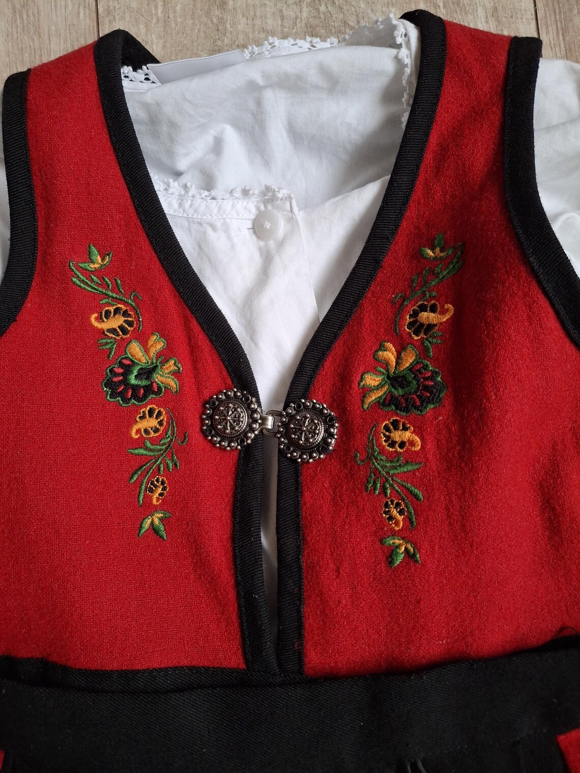 Original Handmade Vintage Traditional Norwegian Folk Dress - Festdrakt ...