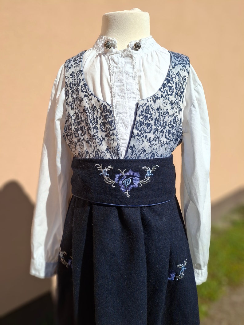 Original Handmade Vintage Traditional Norwegian Folk Dress Festdrakt ...