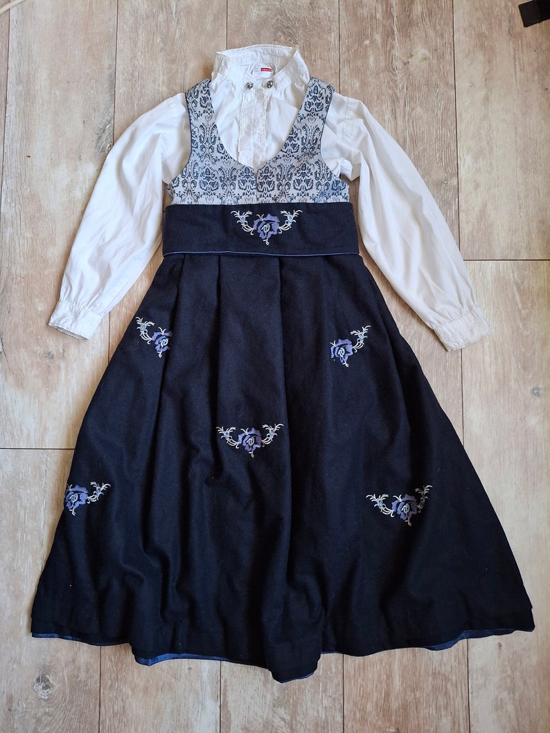 Original Handmade Vintage Traditional Norwegian Folk Dress Festdrakt ...