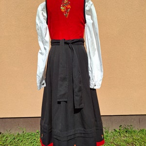 Original Handmade Vintage Traditional Norwegian Folk Dress - Festdrakt ...