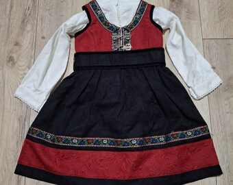Original Handmade Vintage Traditional Norwegian Folk Dress - Festdrakt ...
