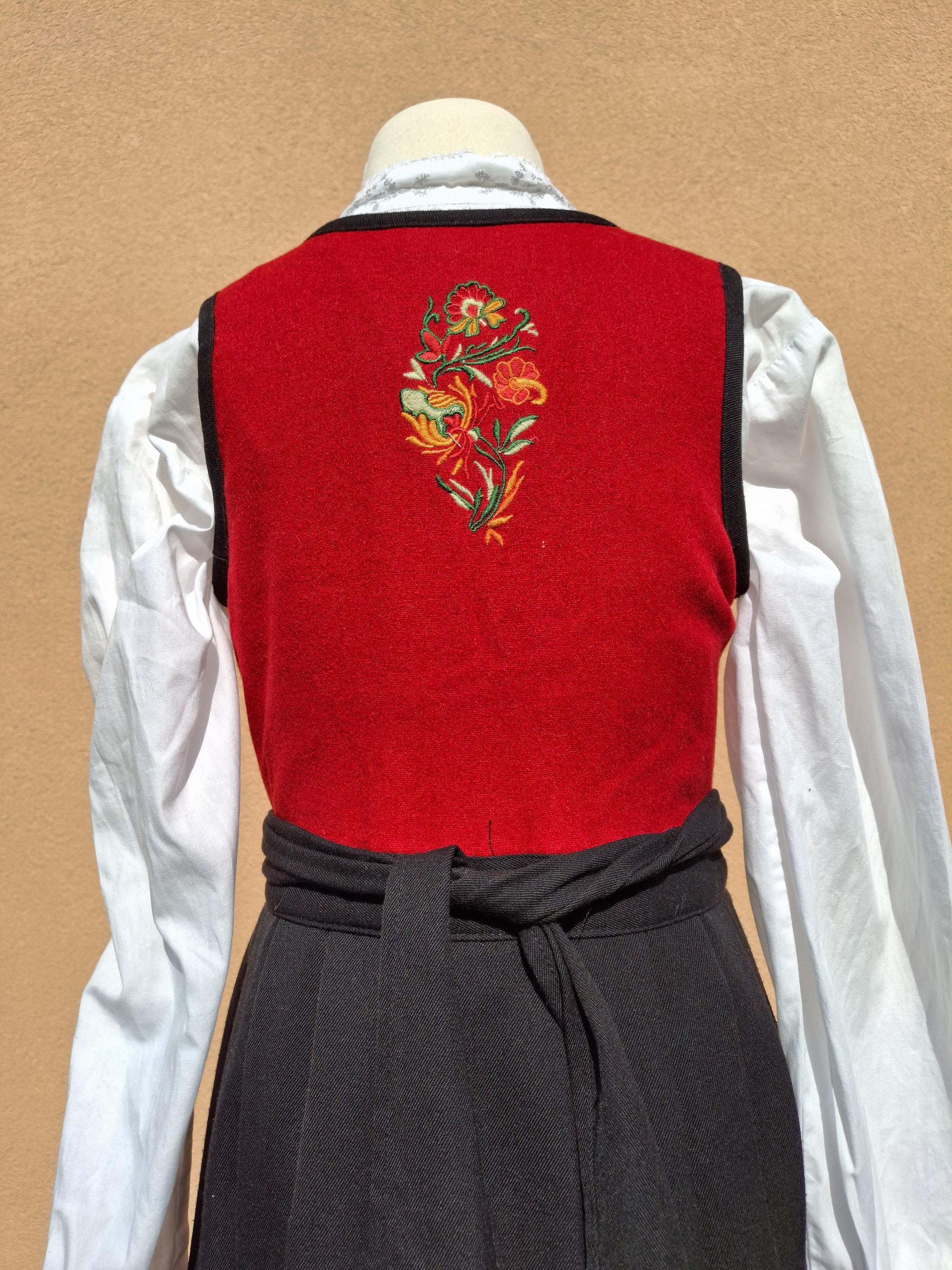 Original Handmade Vintage Traditional Norwegian Folk Dress Festdrakt ...
