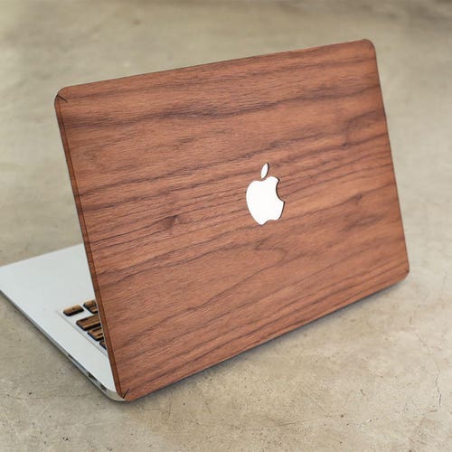 Real Wood Natural Wood Macbook Air 13 Cover Walnut Wood | Etsy