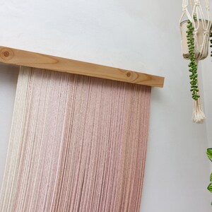 Dip Dye Macrame Wall Hanging, Macrame Headboard, Ombre Wall Hanging ...