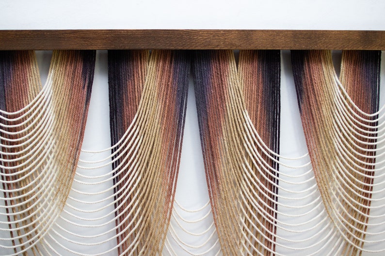 Dip Dye Macrame Wall Hanging Fiber Art Wall Hanging Macrame - Etsy