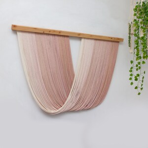 Dip Dye Macrame Wall Hanging, Macrame Headboard, Ombre Wall Hanging ...