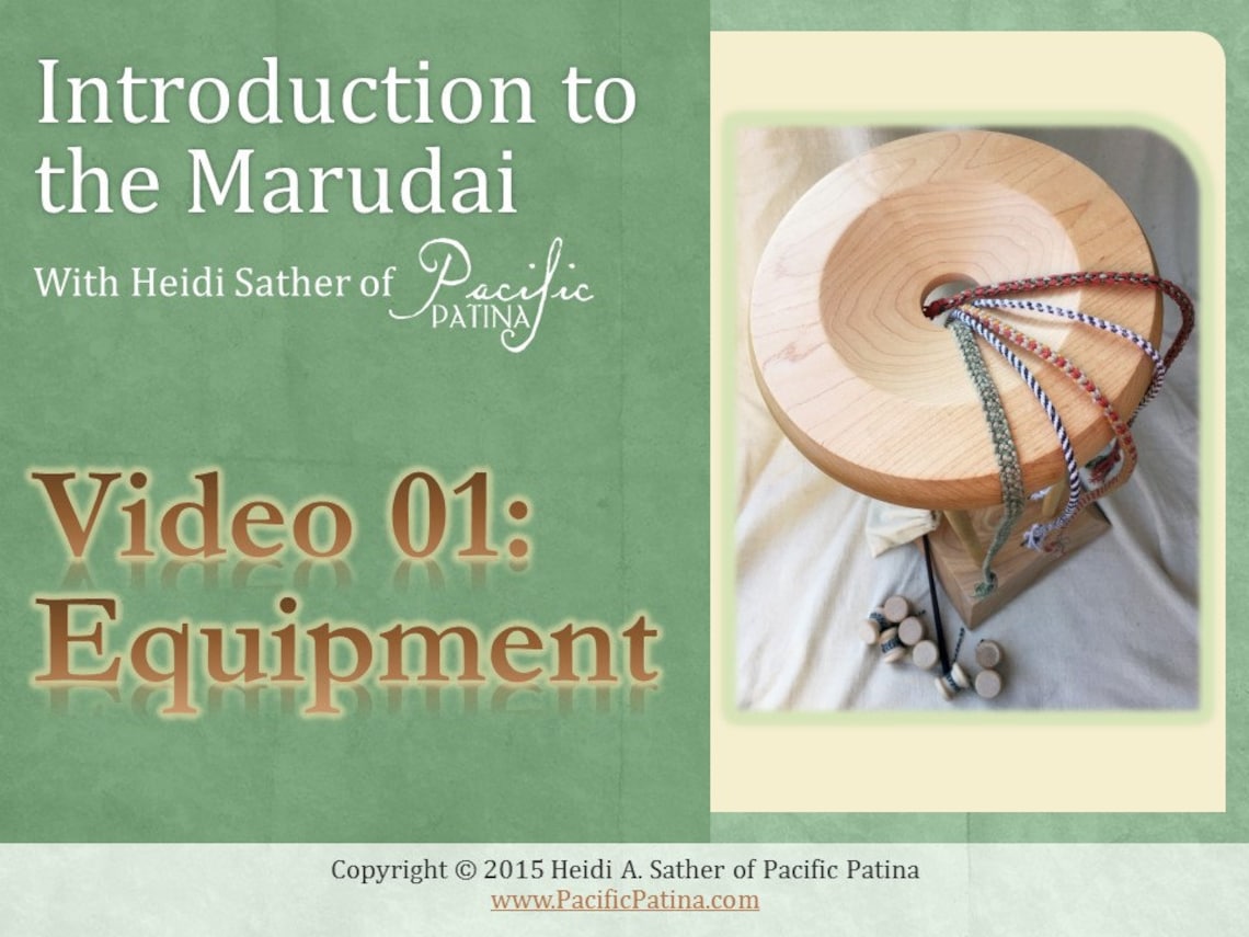 Introduction to the Marudai: Book & Videos - Etsy
