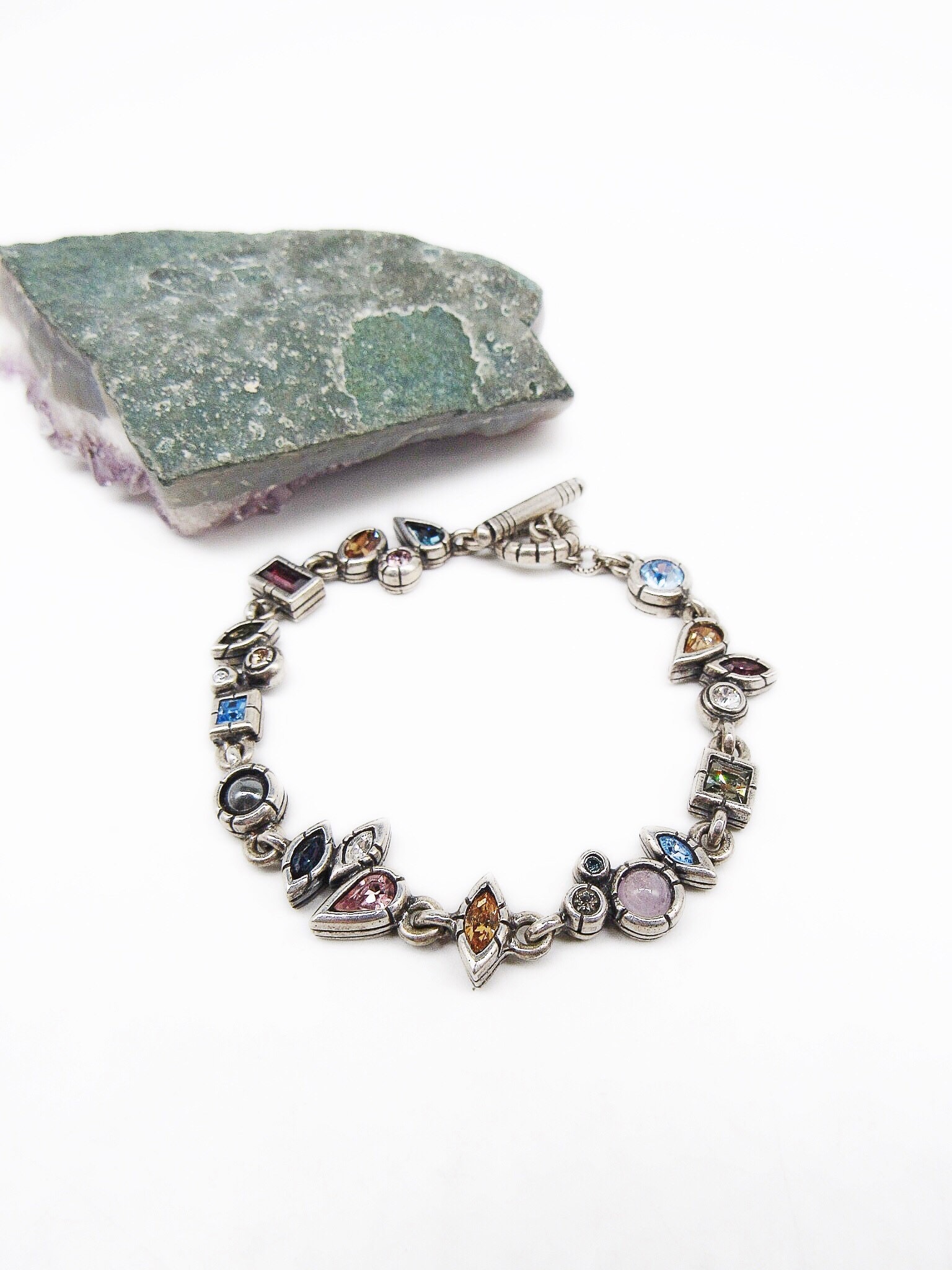 Patricia Locke Haute Couture vintage retired Modernist Silver plated ...