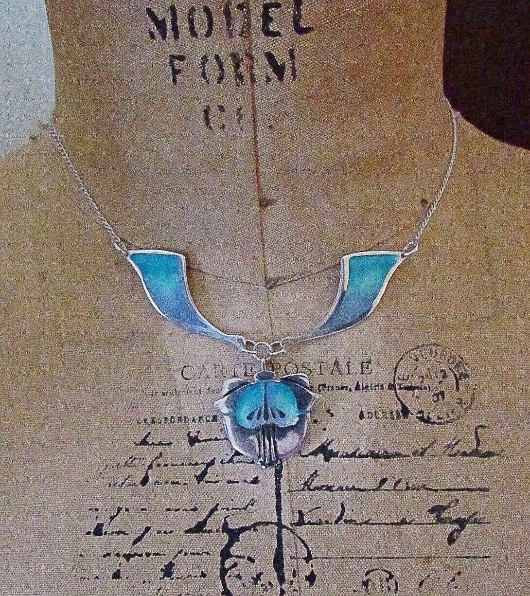 Gorgeous Pat Cheney of Scotland Art Nouveau styled vintage Sterling ...