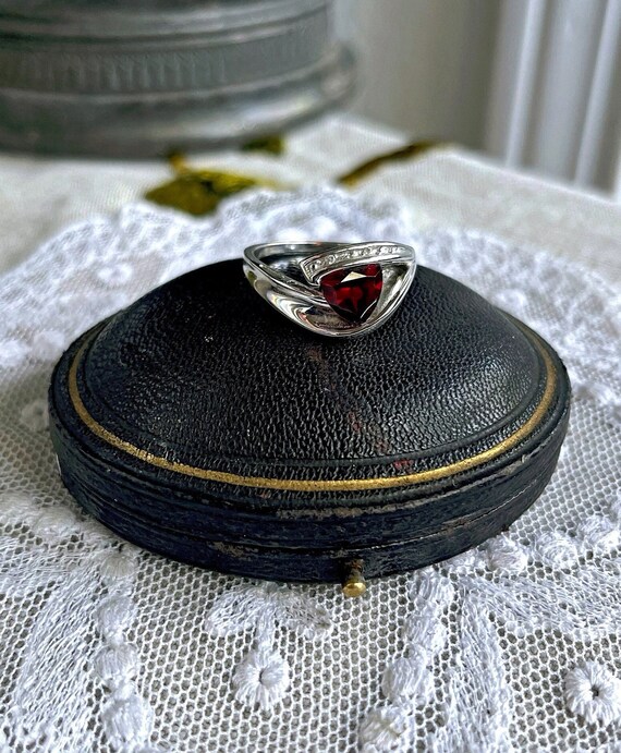 Fine vintage Art Deco solid 10K White Gold genuine Br… - Gem Fine vintage Art Deco solid 10K White Gold genuine Br… - Gem