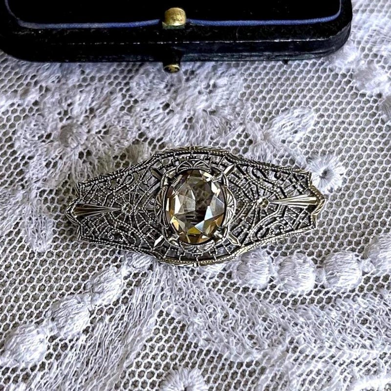 Vintage Pinchbeck Jewelry - Etsy
