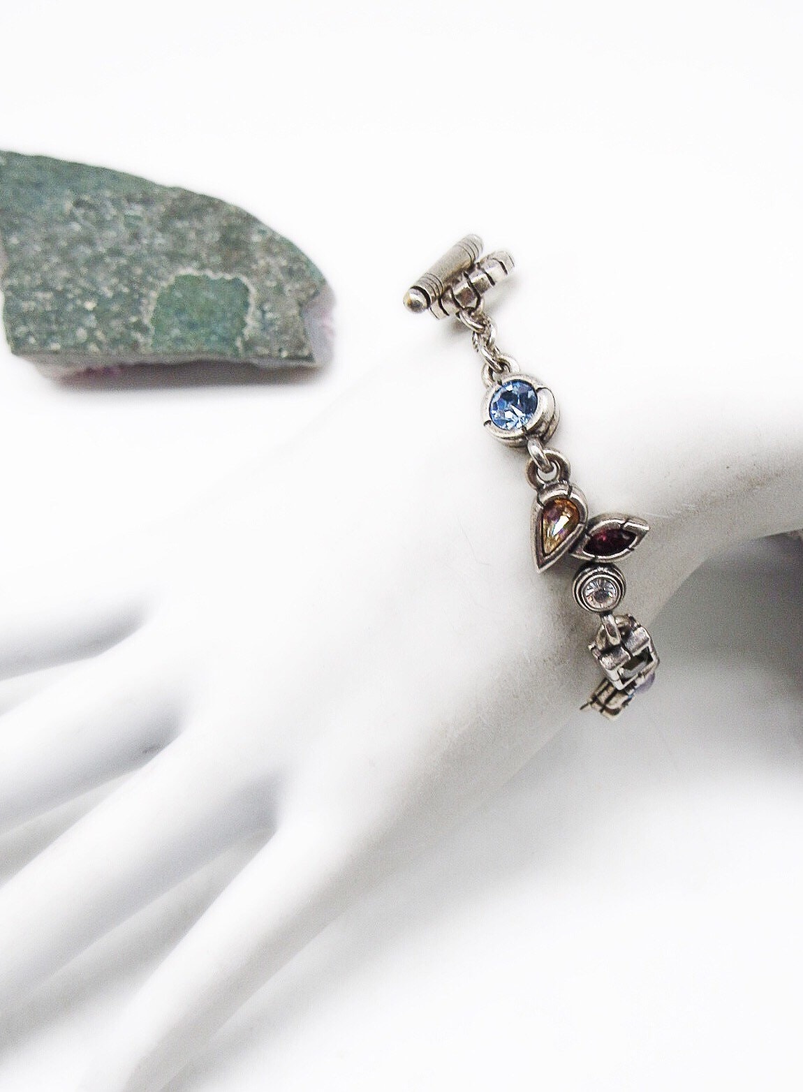 Patricia Locke Haute Couture vintage retired Modernist Silver plated ...