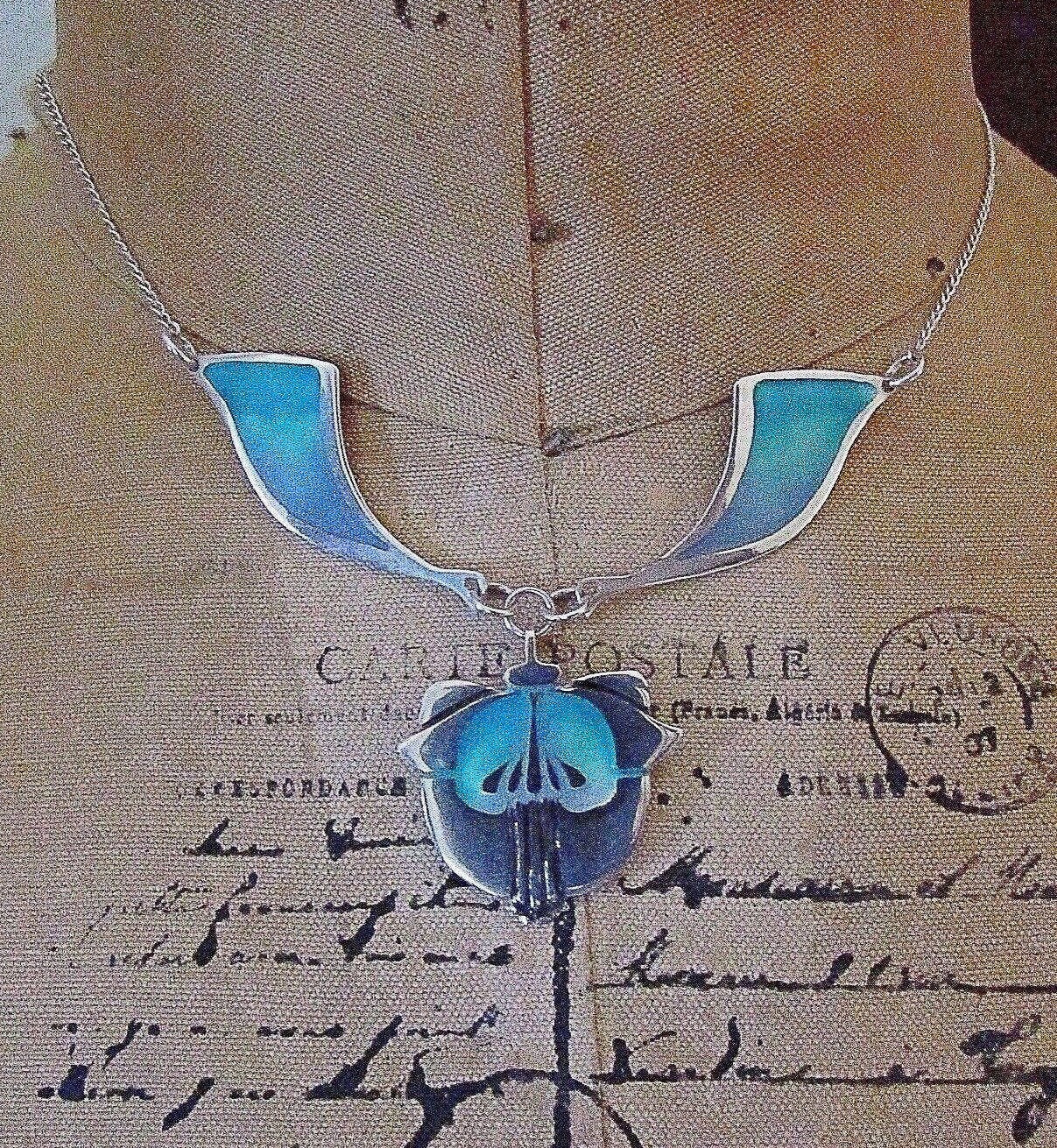 Gorgeous Pat Cheney of Scotland Art Nouveau styled vintage Sterling ...