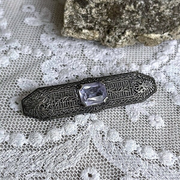 Alexandrite Brooch - Etsy