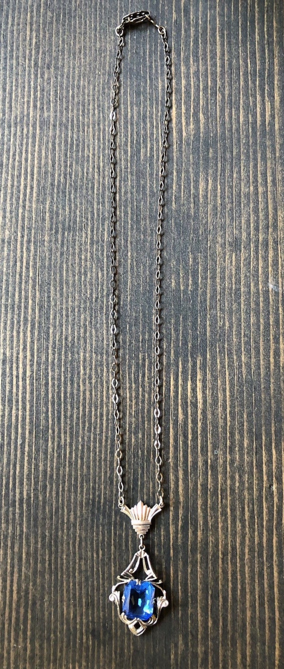 Delicate antique Art Nouveau Jugendstil Sterling Silv… - Gem