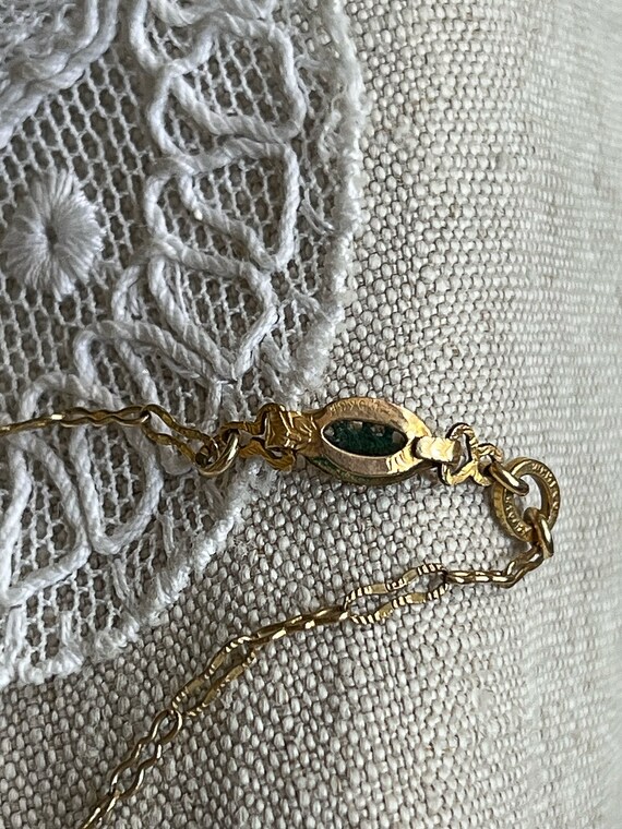 Delicate antique Edwardian White Co. 12K Gold Filled … - Gem