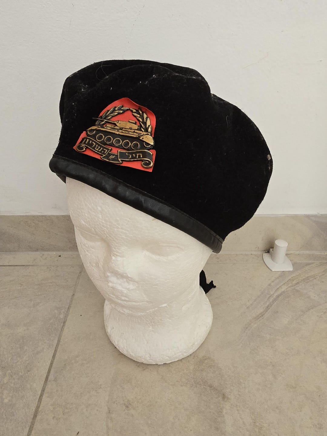 IDF Israel Army Uniform Beret Combat Soldier Merkava Tank With Cockade ...