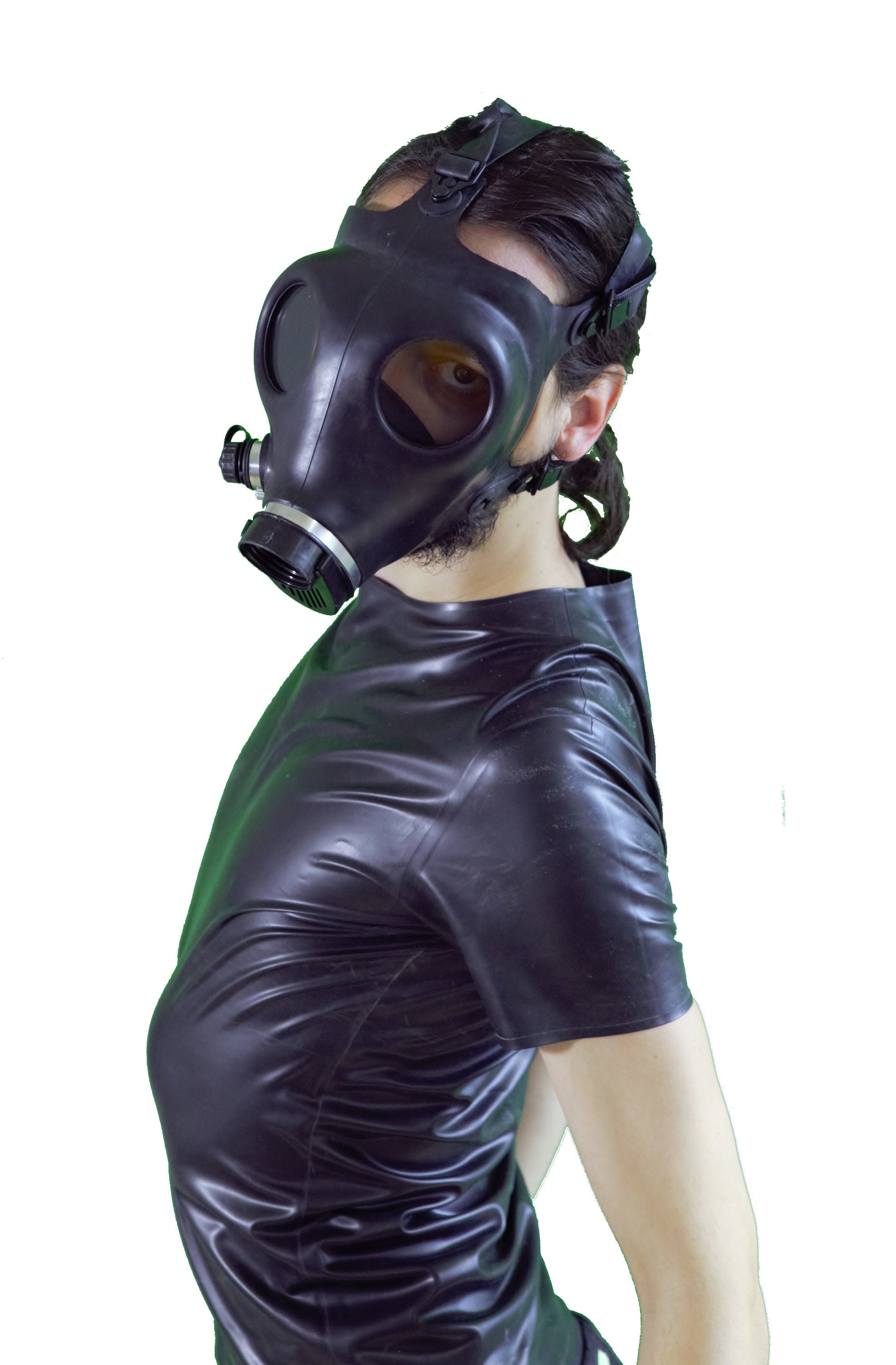 Israeli Gas Mask With Drinking Tube Rubber Fetish Gas Mask, Sub Dom ...